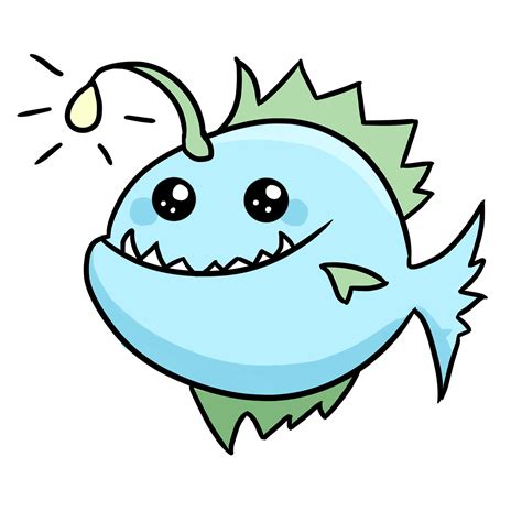 Angler Fish Clipart Image