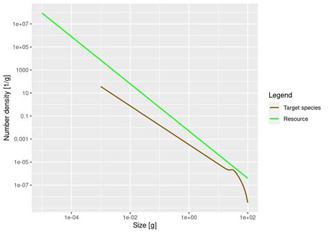 Mizer Course Single Species Spectra