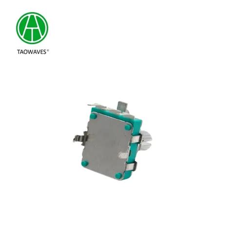 16mm Incremental Metal Shaft Rotary Encoder With Shaft Sleeve And No Switch 12 24pulses