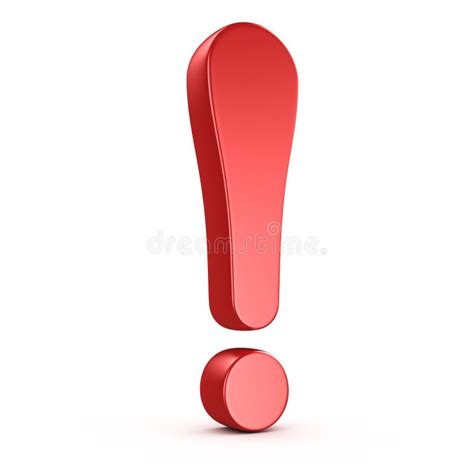 Red Exclamation Mark Stock Illustration Illustration Of Concept