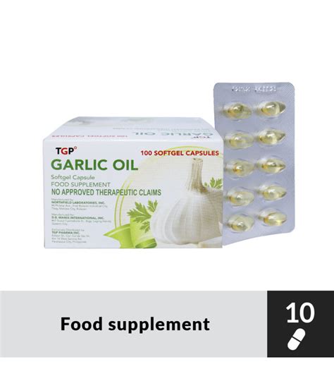 Garlic Oil 1272mg Softgel Capsule 10s