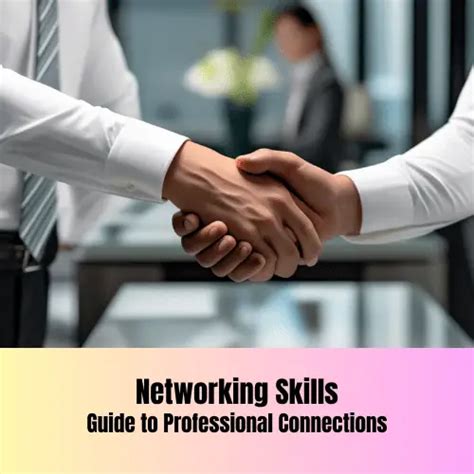 Networking Skills Guide To Professional Connections Explor