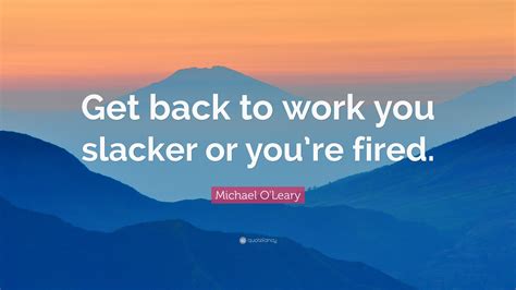 Back To Work Quotes