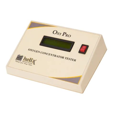 Oxygen Analyzer Material Plastic At Best Price In Bengaluru Helix Private Limited