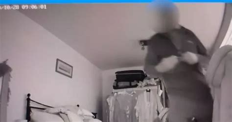 Plumber Caught Rifling In Bedroom Drawers On Hidden Camera And Woman