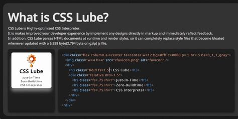 css lube highly optimized css interpreter r devto