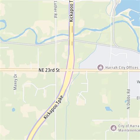 Creek Nation Turnpike Road Map