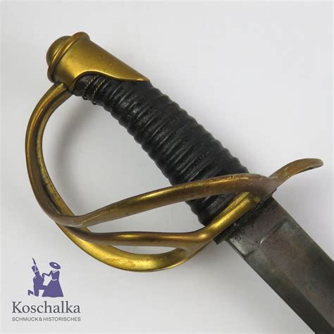 Schwerer Reitersäbel Palasch Hersteller Weyersberg Kaiserreich Original Koschalka Schmuck