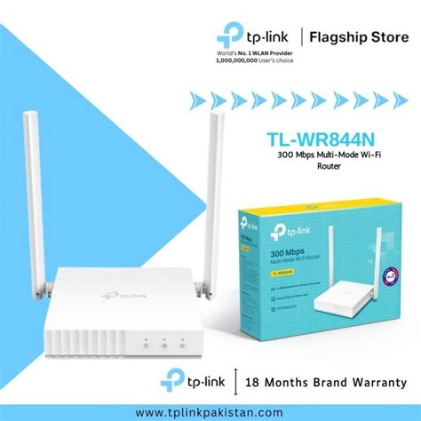 Tp Link Wi Fi Router Tl Wr844n 300 Mbps Multi Mode Wi Fi Router 18 Months Brand Warranty