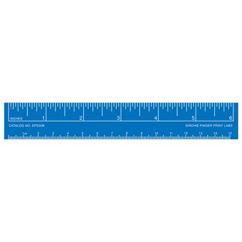 Vinyl White On Blue Photo Evidence Ruler Forensic Measurement
