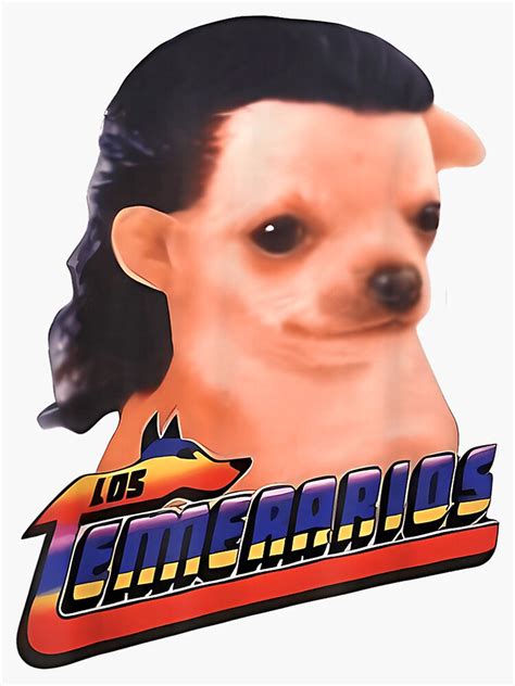 Pegatina For Sale Con La Obra «meme De Perro De Los Temerarios De