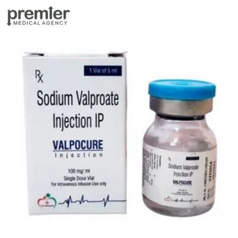 Valpocure Sodium Valproate 100mg Ml Injection At ₹ 3576stripe