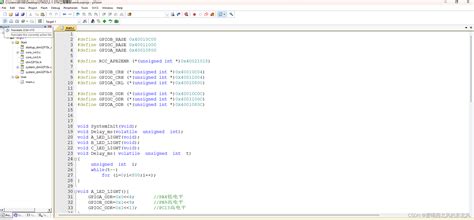 基于stm32f103的led点亮 stm32f103最小核心板 csdn博客