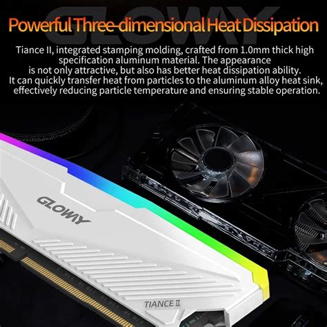 gloway 듀얼 채널 메모리 데스크탑 램 게임용 고성능 램 rgb 메모리 ddr4 16gb 8gb 3200mhz