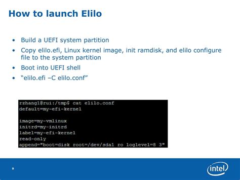 PPT From UEFI Shell To Linux UEFI Linux BootLoader Zhang Rui Software Engineer Sep 28 Th