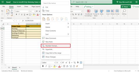 how to autofill only weekday dates in excel sheetaki