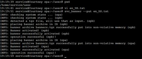 Dell Unity Setting A Custom Banner With Svc Banner Fails With