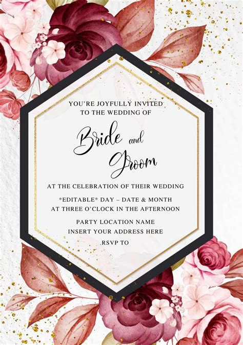 Printable Free Invitations Template Image Free Download And Print For