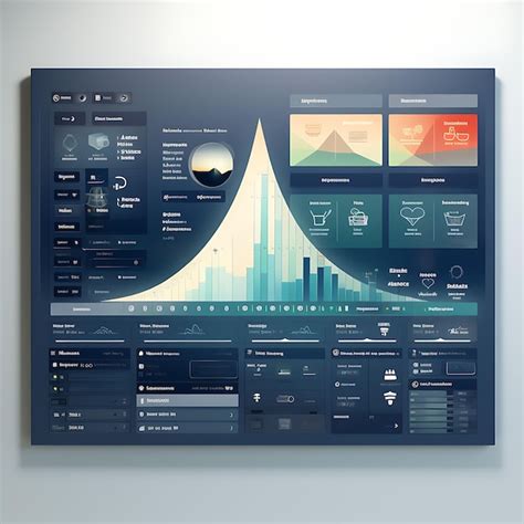 Premium Photo Web Dashboard Sales Sales Funnel Dashboard Grid Based Layout Clean And Inf