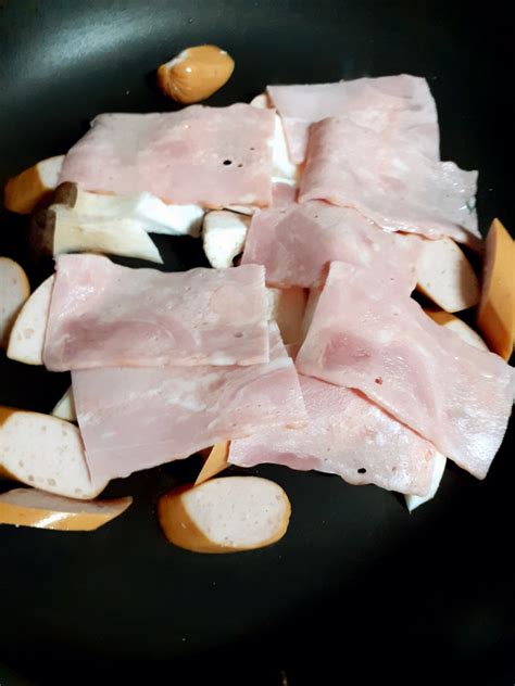 소세지 베이컨 버섯볶음