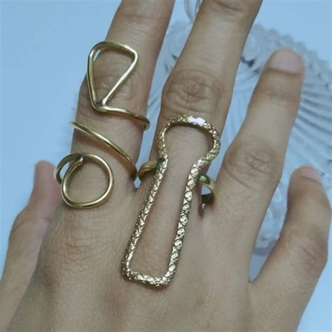 Arthritis Finger MCP Splint Trigger Gold Splint Ring EDS Etsy