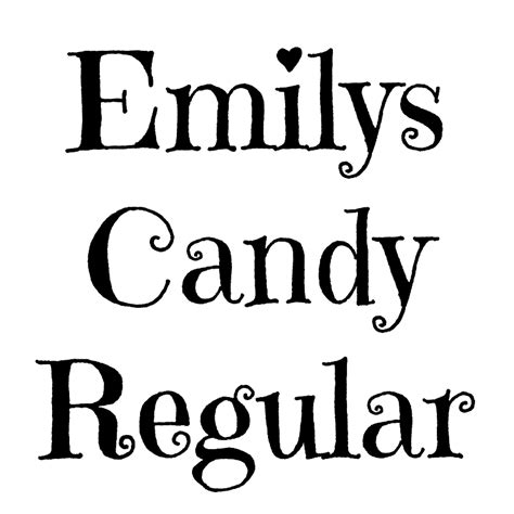 Glitter Candy Regular Font At Arthur Ritchie Blog