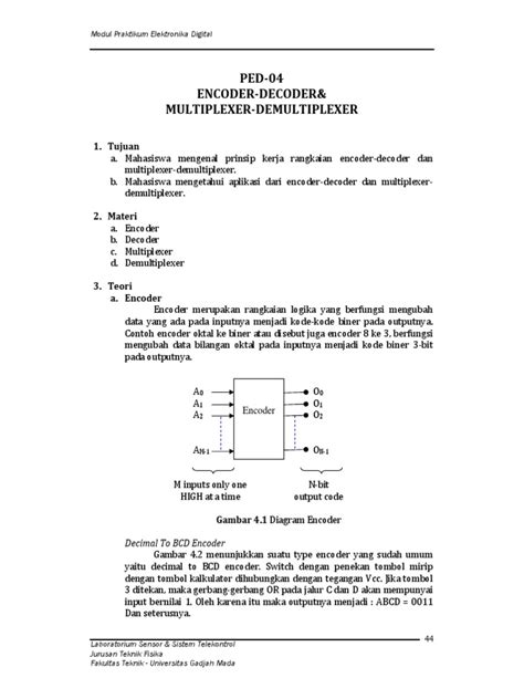 encoder dan decoder sistem digital pdf pdf