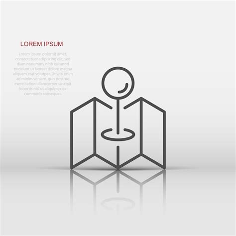 Premium Vector Map Pin Icon In Flat Style Gps Navigation Vector