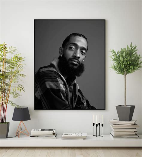 nipsey hussle poster nipsey hussle print music poster american