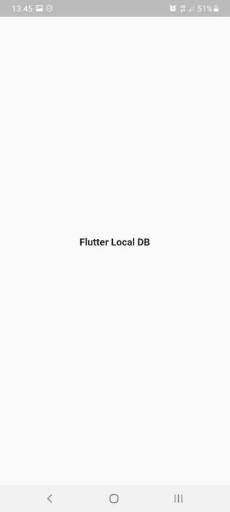 GitHub Yoesuv Flutter Local DB