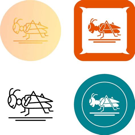 Grasshopper Icon Design 44231405 Vector Art At Vecteezy