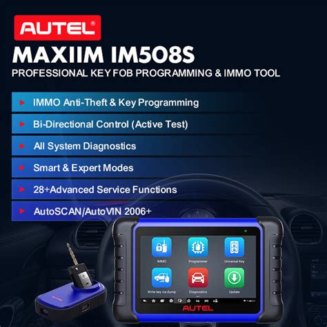 Autel Maxiim Im508s Car Key Fob Programmer Full System Diagnostic Tool Autel Global Store
