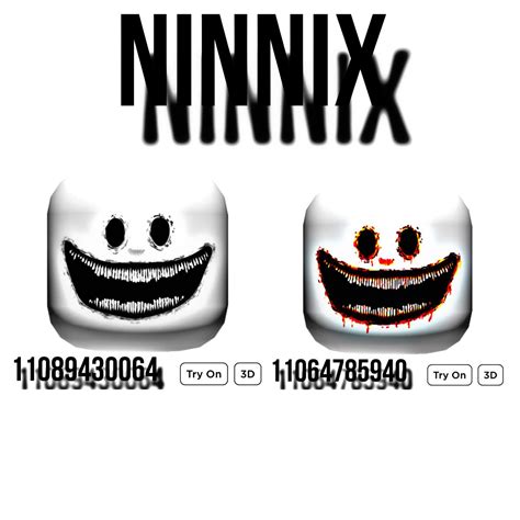 Roblox Scary Outfit Codes