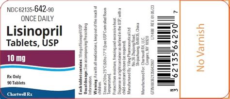 Dailymed Lisinopril Tablet