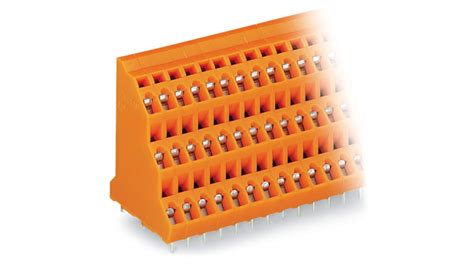 737 302 737 Series Pcb Connector 6 Contact 5 08mm Pitch Through Hole Mount 3 Row Cage