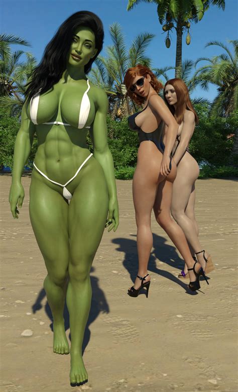 Rule 34 3d 3d Artwork 3girls Abs Angelina Jolie Avengers Beach Big Ass Big Breasts Bikini