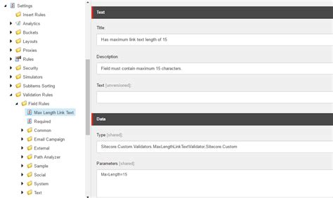 Sitecore Custom Link Field Validator Cms Xperience