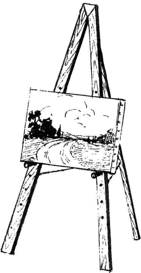 Art Easel Drawing At Getdrawings Free Download