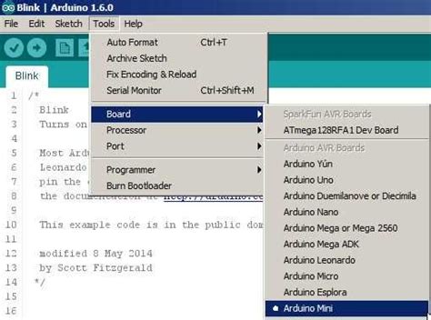 cómo programar arduino pro mini con arduino uno y ardushield sin los cables de paso 4