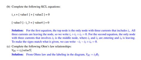 Solved What Is A KCL Value How Do I Know What Signs Chegg Com