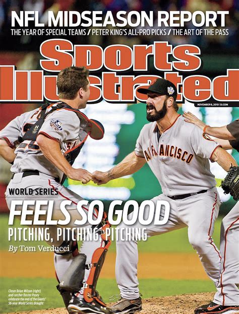 San Francisco Giants V Texas Rangers Game 5 Sports Illustrated Cover