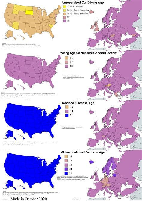 Differences Between The United States And Europe Mapped Vivid Maps