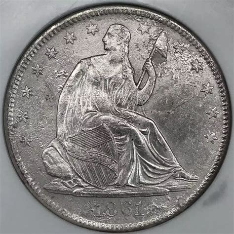 1861 O Seated Liberty Half Dollar Ngc Shipwreck Effect Ss Republic