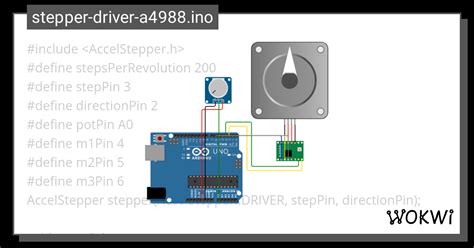 Stepper With Potentiometer And A4988 Driver Wokwi Esp32 Stm32