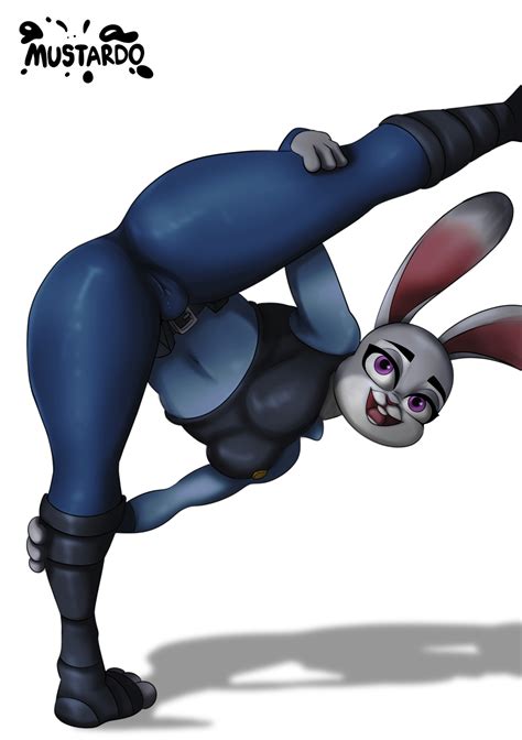 Rule 34 Bunny Ears Bunny Girl Clothing Fur Furry Judy Hopps Legs Legs Up Medium Breasts