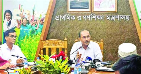 Govt Working To Implement Pry School Upgrade To Class Viii The Asian