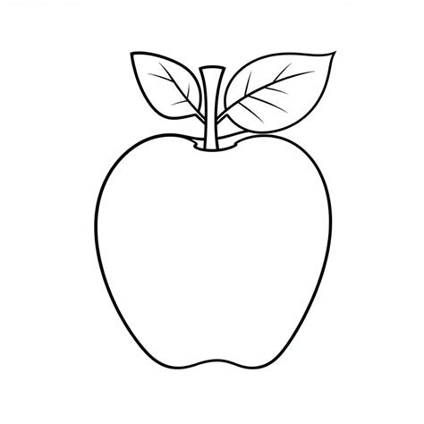 무료 사과 색칠하기 그림 신선하고 맛있는 사과 색칠 도안 모음