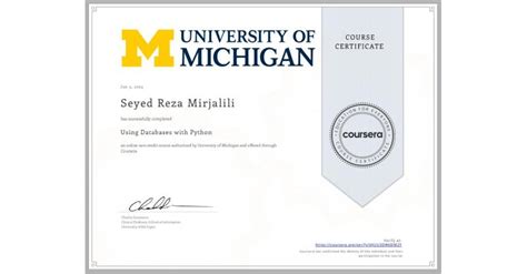 seyed reza mirjalili on linkedin completion certificate for using