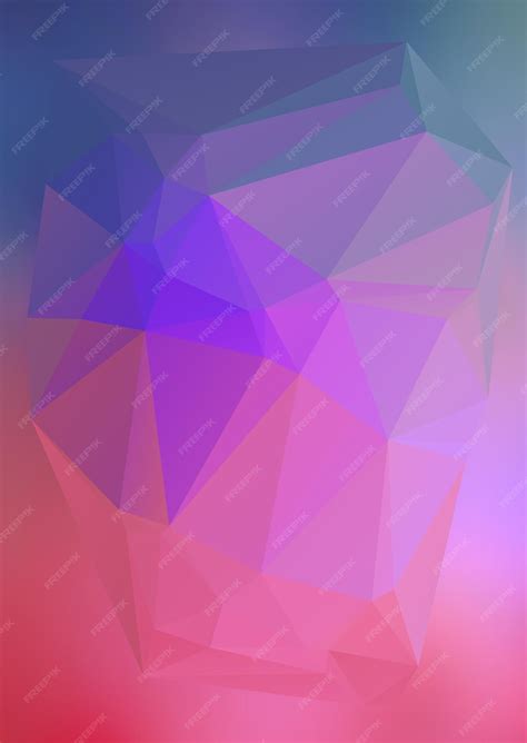 Premium Vector Modern Abstract Background Triangles 3d Effect Glowing Light80
