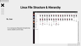 Lab Linux File Structure And Hierarchy Pptx Operating Systems Computer Software And